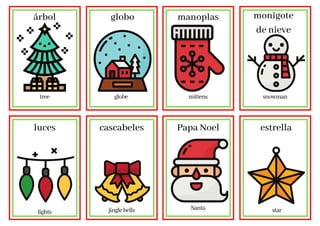 Christmas - Spanish Vocabulary - Flashcards.pdf