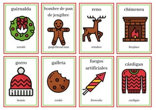 Christmas Spanish Vocabulary