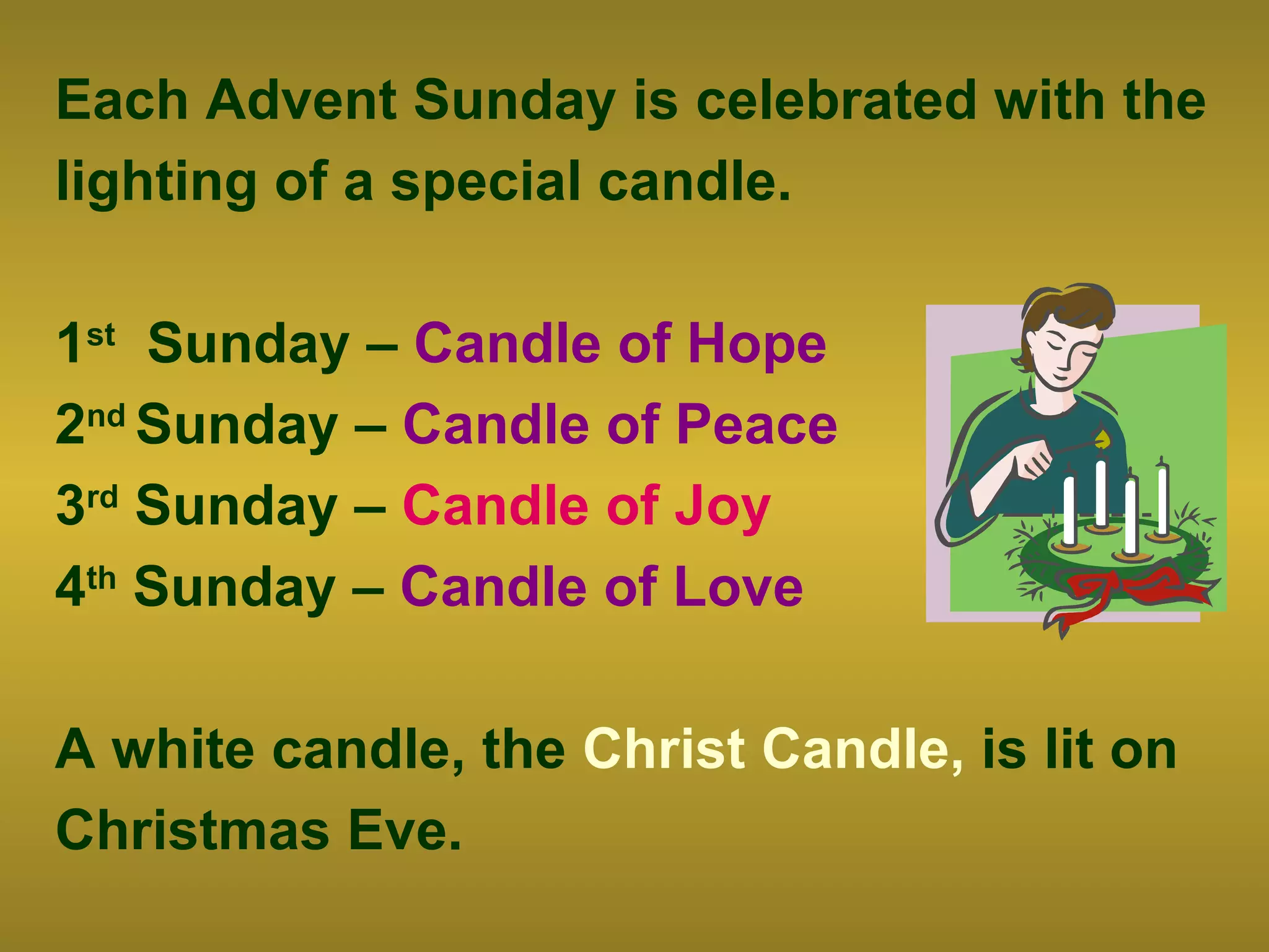 Christmas Advent for Church | PPT