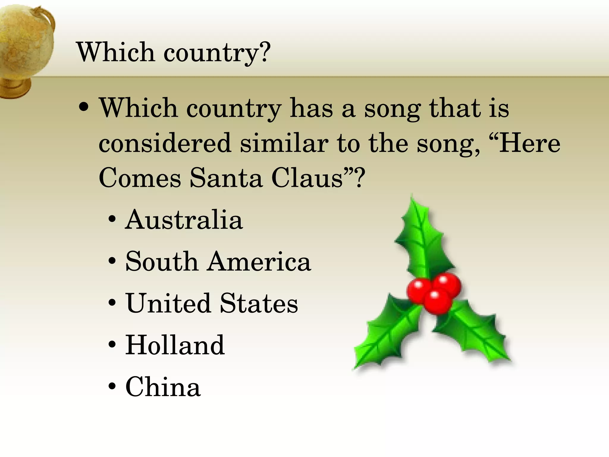 Christmas around the world | PPT