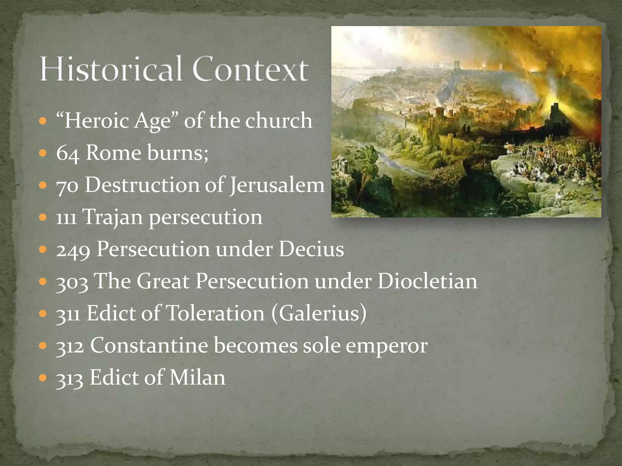 Church History 1 | PPTX