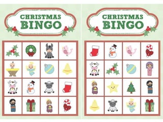 Christmas bingo - Color | PPTX | Family/Children | Genres
