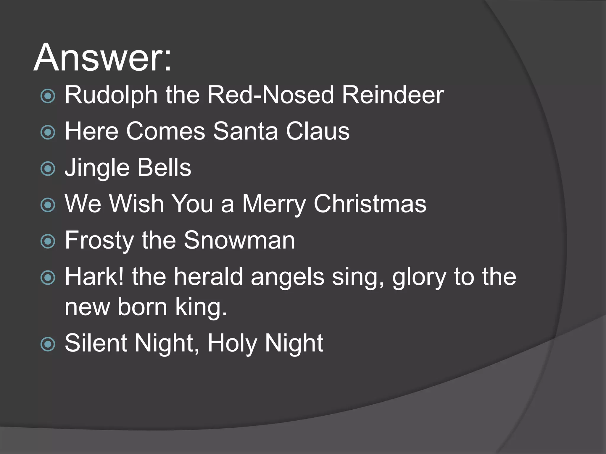 Christmas brain teasers pp show | PPT