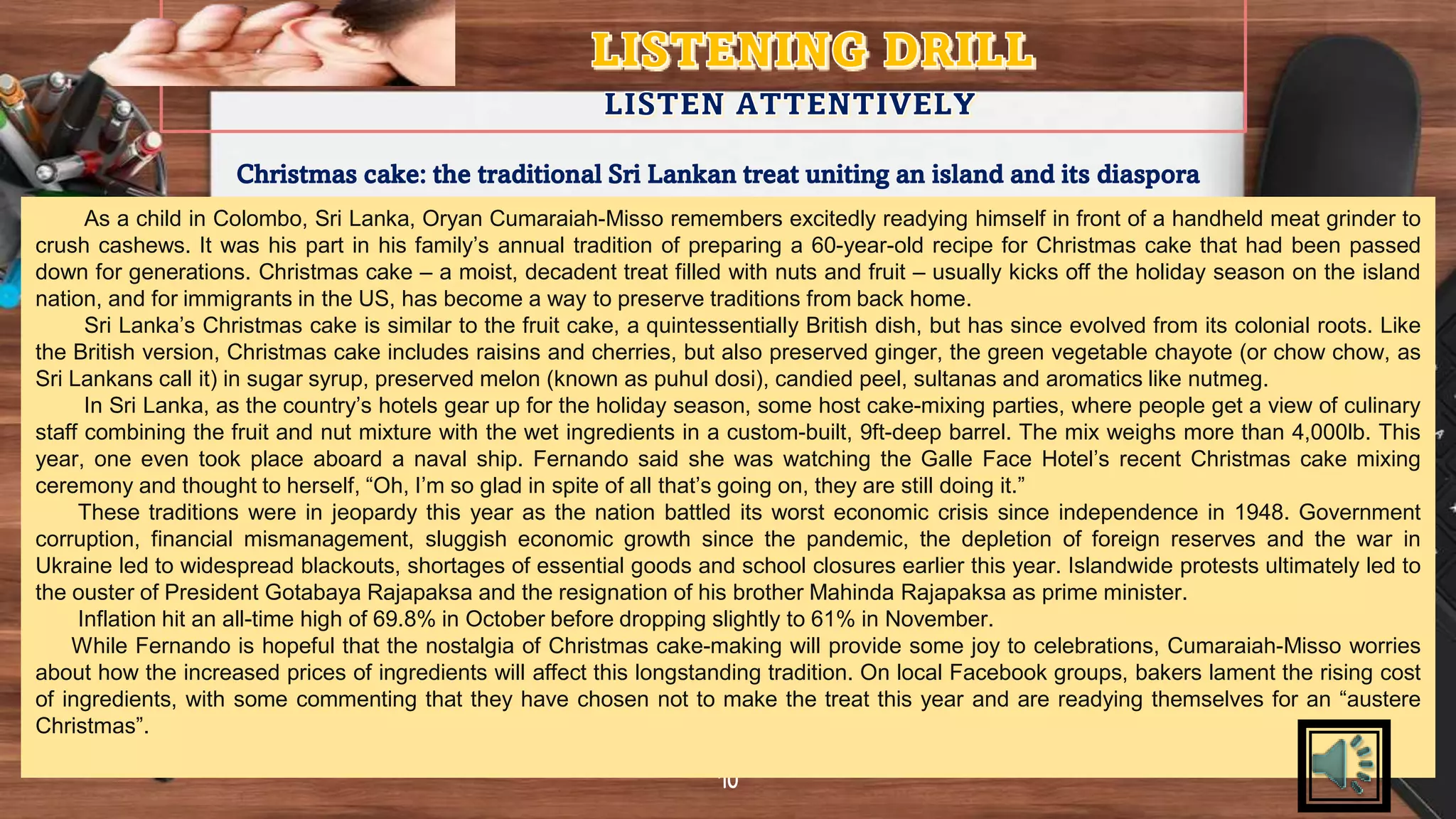 Christmas cake the traditional Sri Lankan treat uniting an island and ...