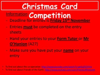 Christmas card comp | PPTX