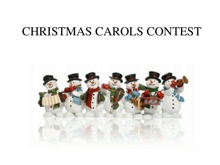 Christmas carols contest