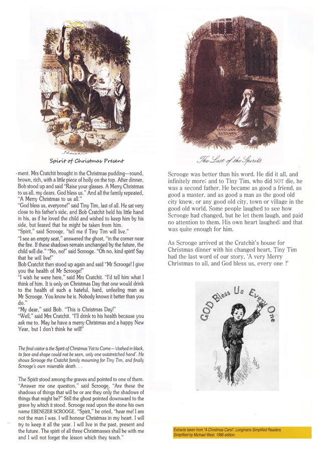 A Christmas Carol (simplified)