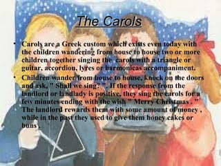 Christmas customs from all over greece 1 | PPT