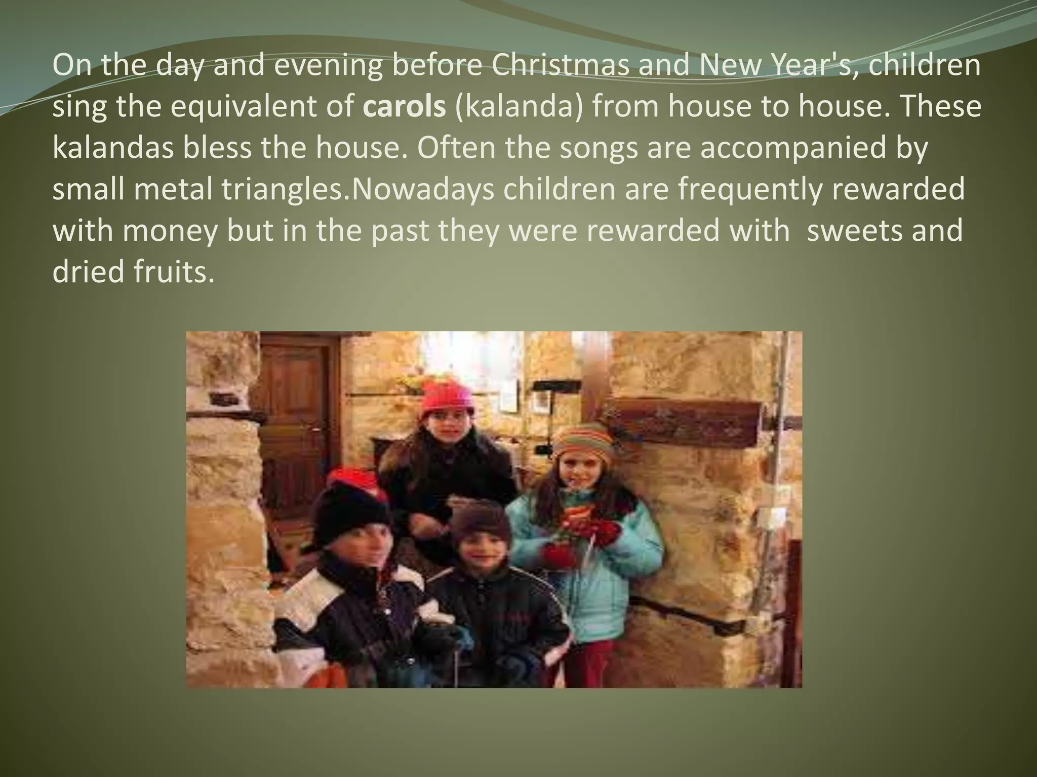 Christmas customs in Greece | PPTX