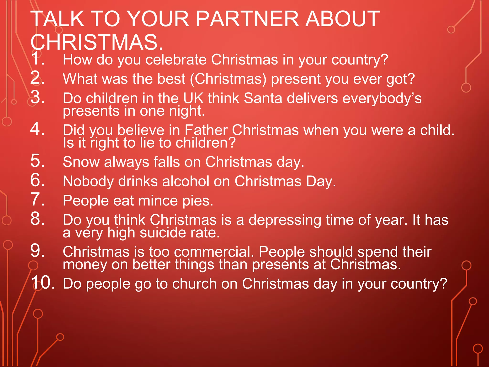 Christmas discussion | PPT