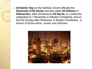 Christmas, easter and remembrance day | PPTX