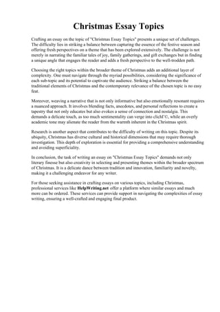 Christmas Essay Topics.pdf