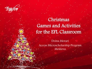 Christmas games and activities for the efl classroom | PPT