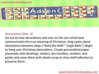 Christmas Ideas - Advent Alphabet | PPTX