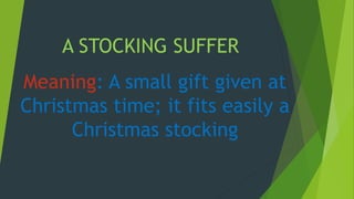 Christmas idioms 1 part 1 | PPT