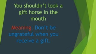 Christmas idioms 1 part 2 | PPTX