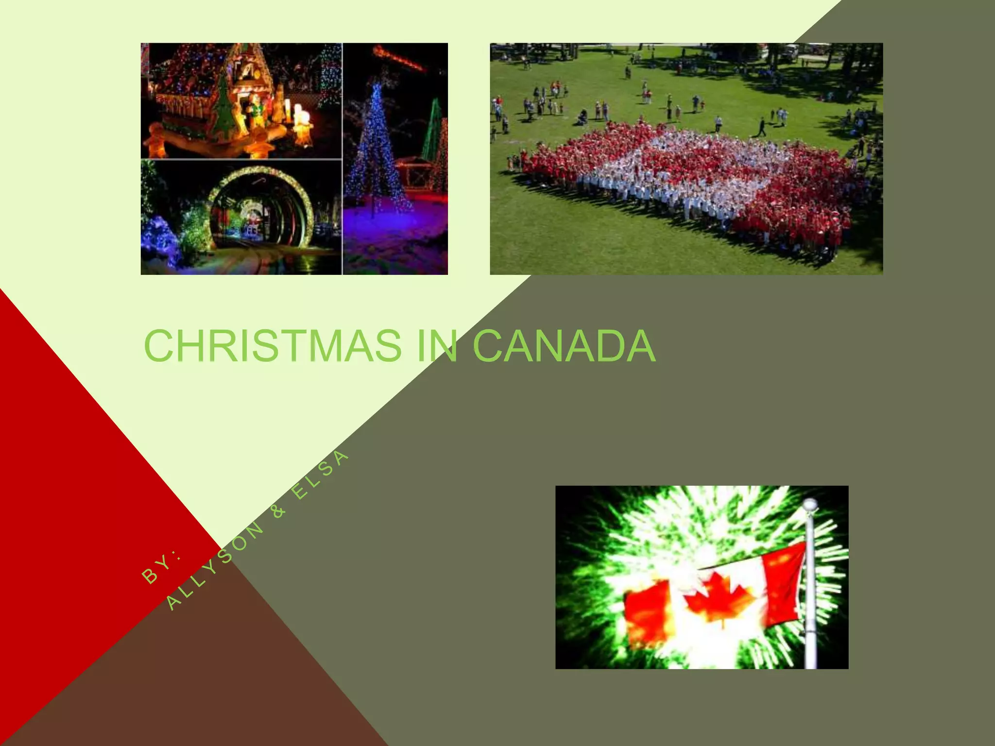 Christmas in canada ii | PPTX