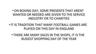 Christmas in England | PPT | National & Civic Holidays | Holidays