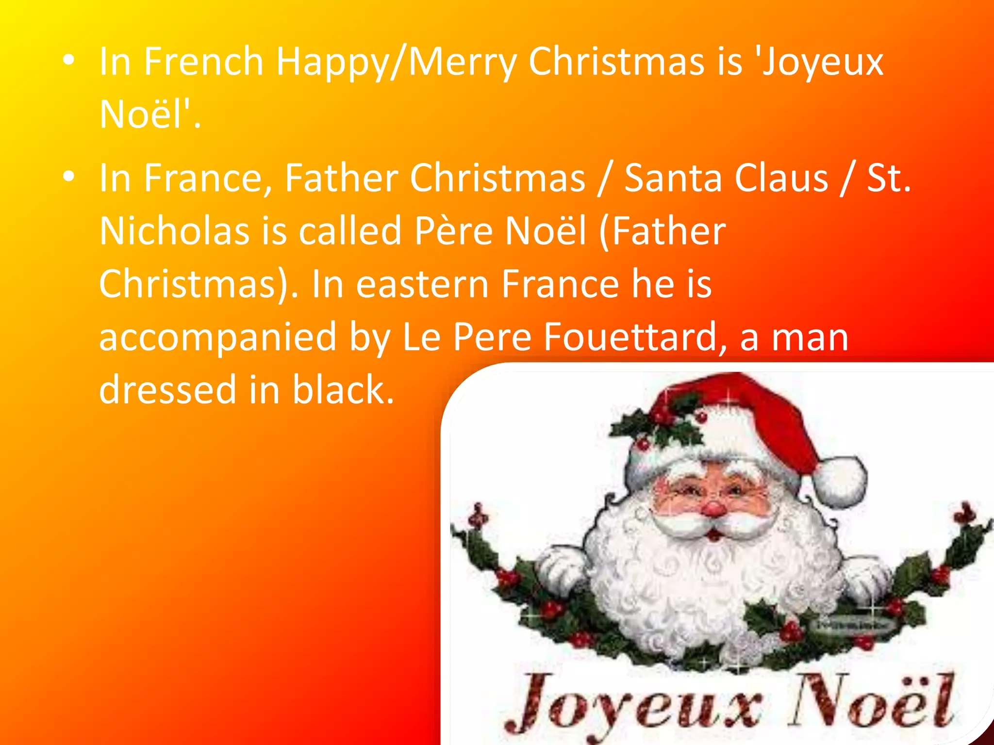 Christmas in french – noël en france | PPTX