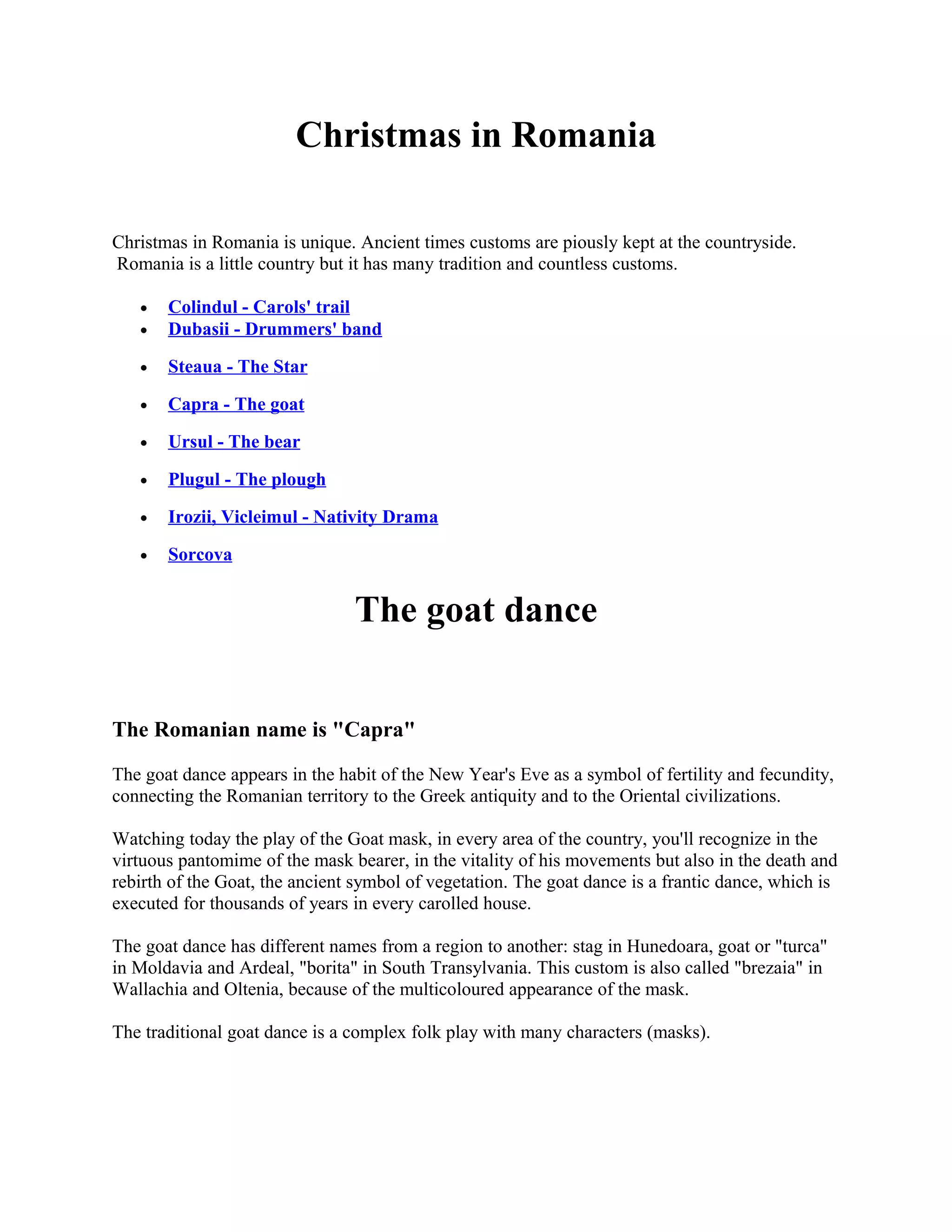 Christmas in Romania | DOC