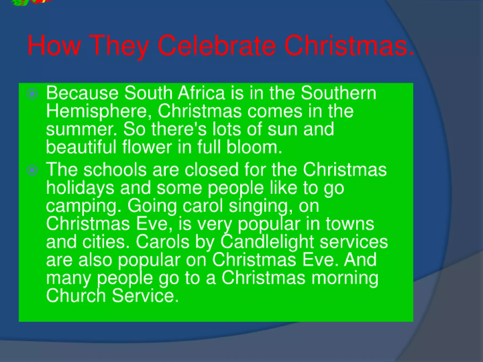 Christmas in south africa | PDF