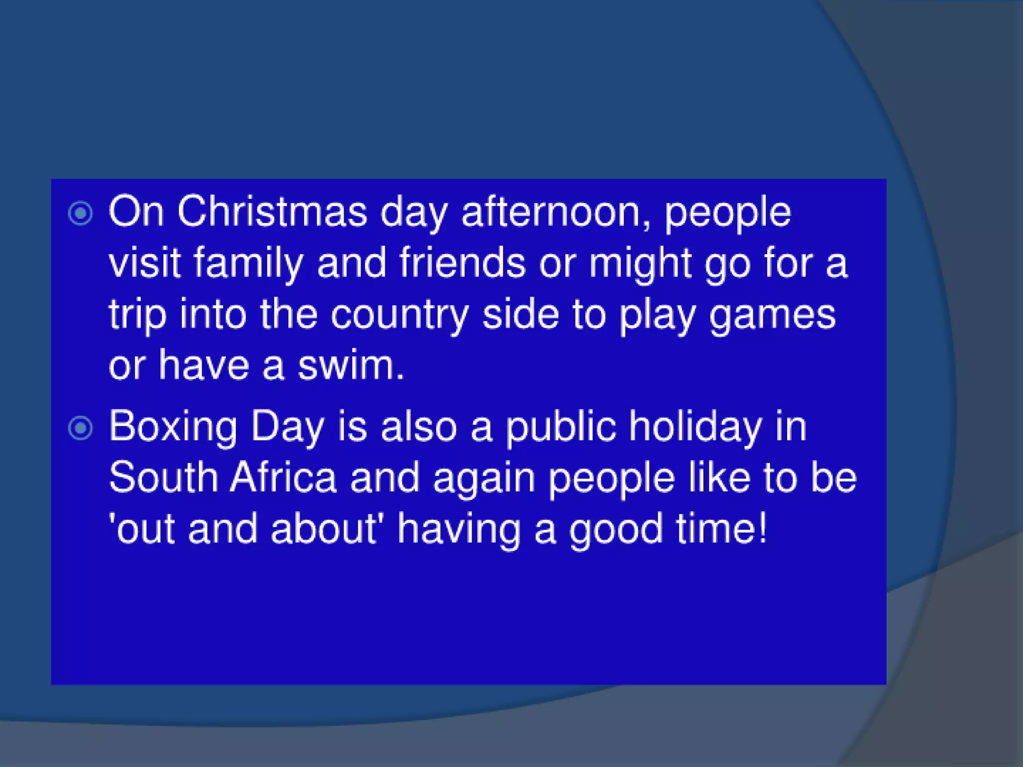 Christmas in south africa | PPT