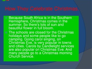 Christmas in south africa | PPT