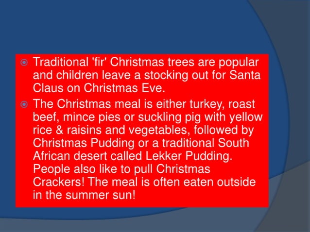 Christmas in south africa | PPT