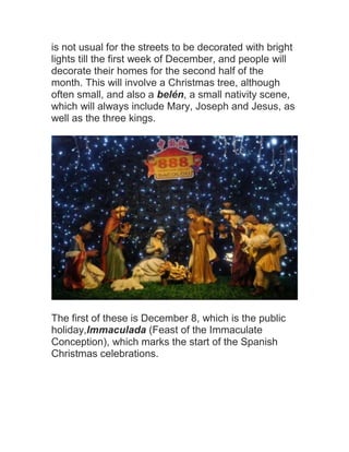 Christmas in spain | DOCX