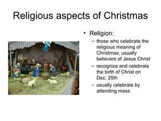 Christmas in the u.s. | PPT