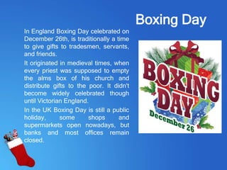 Christmas in the uk | PPTX