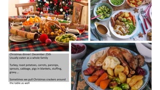 Christmas in the UK ESL vocab simple words and phrases | PPTX