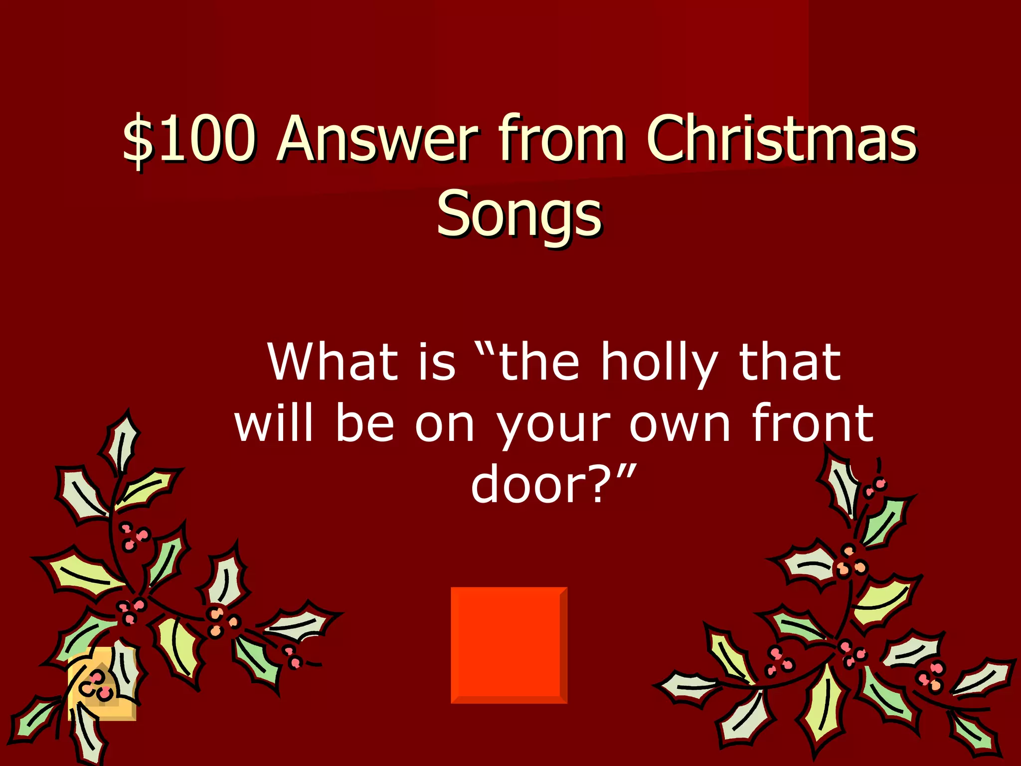 Christmasjeopardy | PPT