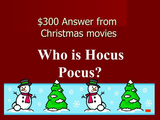 Christmasjeopardy | PPT