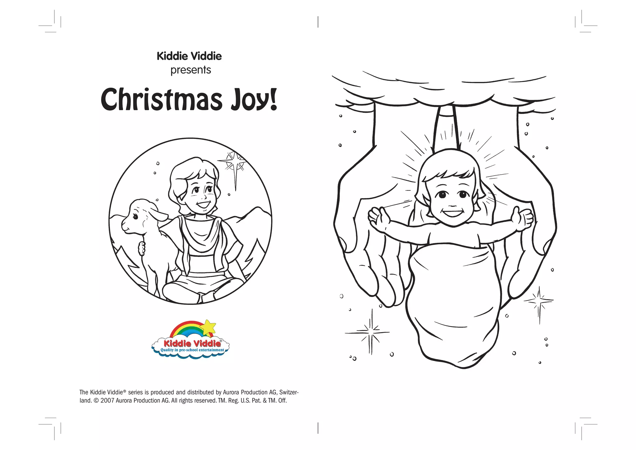 Christmas Joy Coloring Book - A5 | PPT