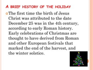 Christmas lesson | PPTX | National & Civic Holidays | Holidays
