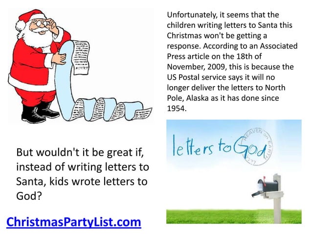 Christmas letters to santa | PPTX | Christianity | Religion & Spirituality