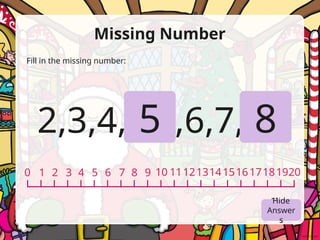 Christmas Math practice activities for preschoolers.pptx