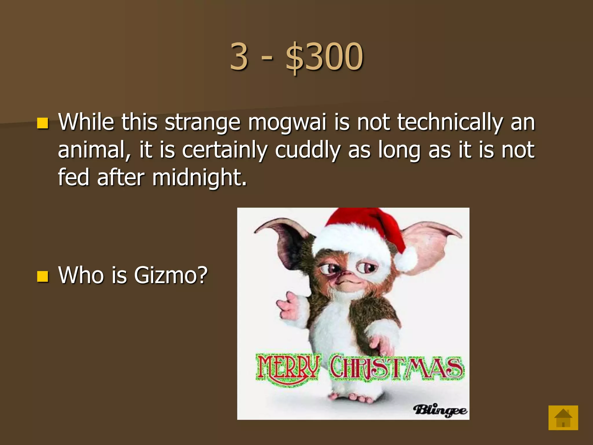 Christmas Movie Jeopardy | PPT