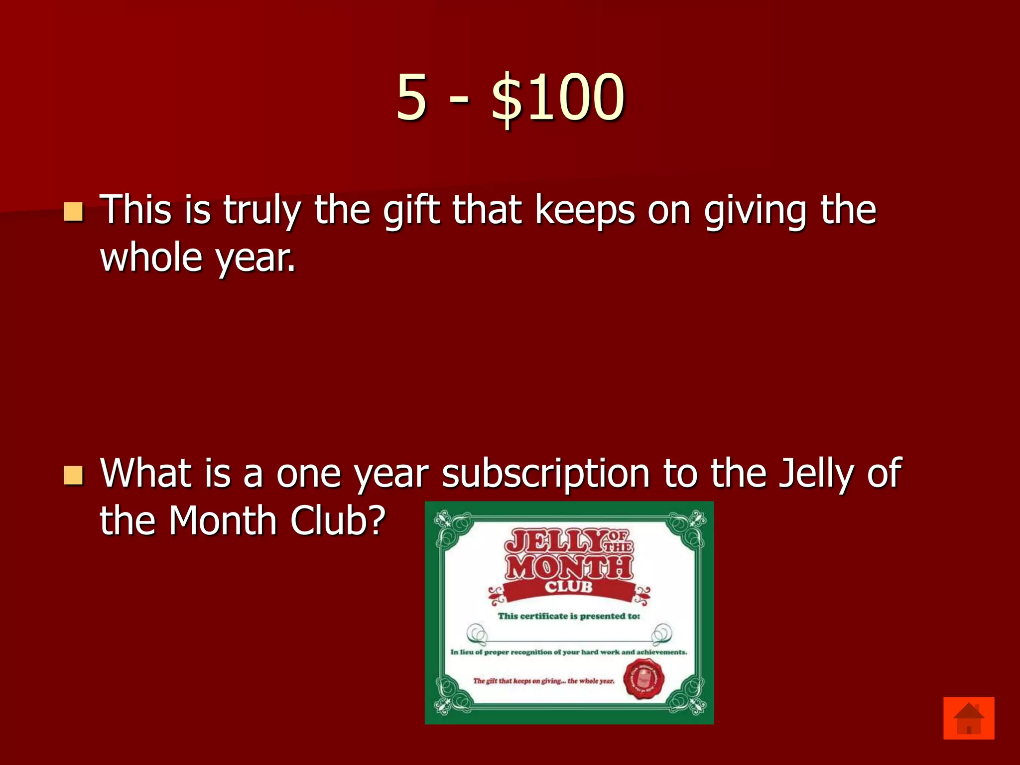 Christmas Movie Jeopardy | PPT