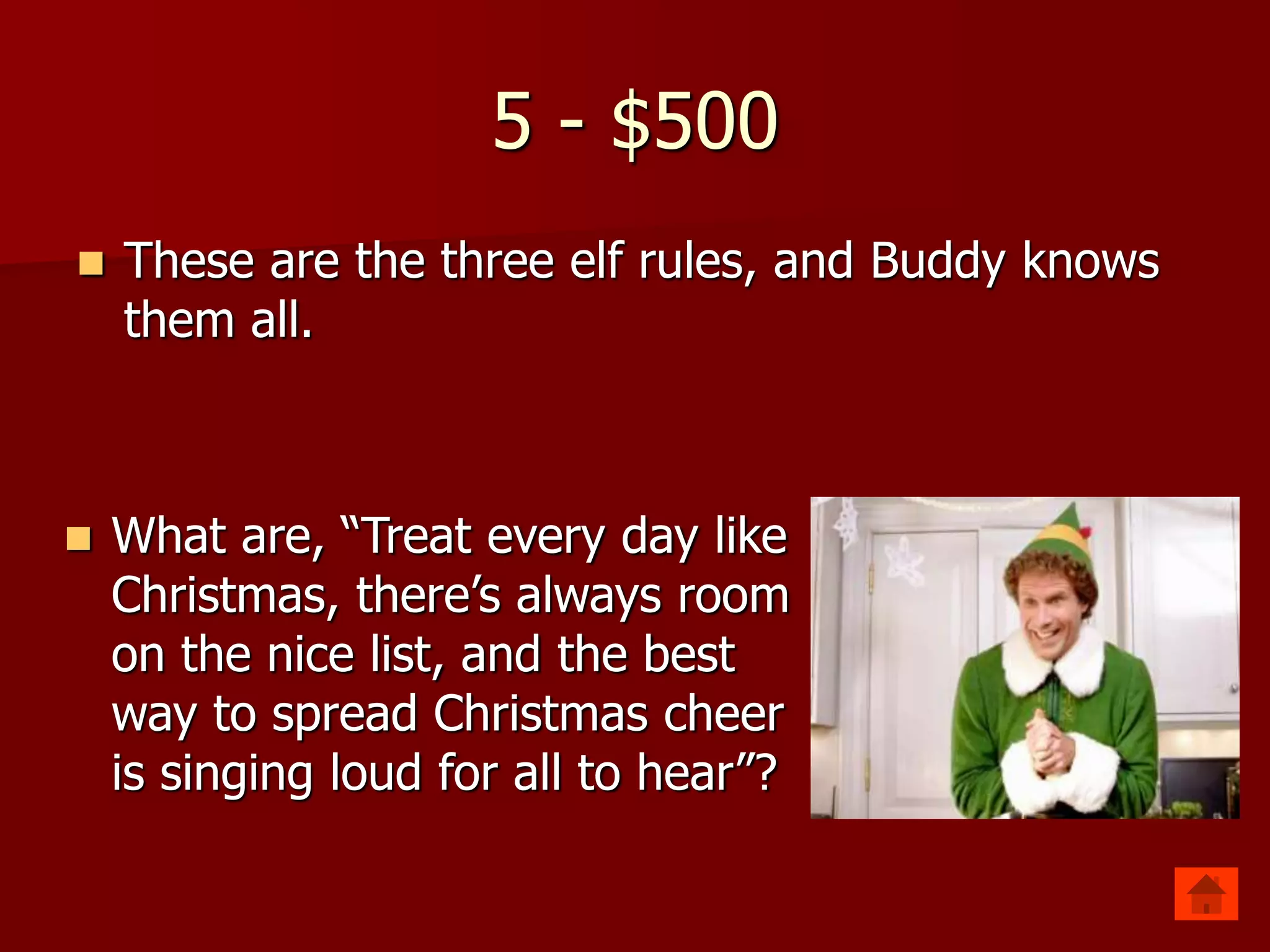 Christmas Movie Jeopardy | PPT