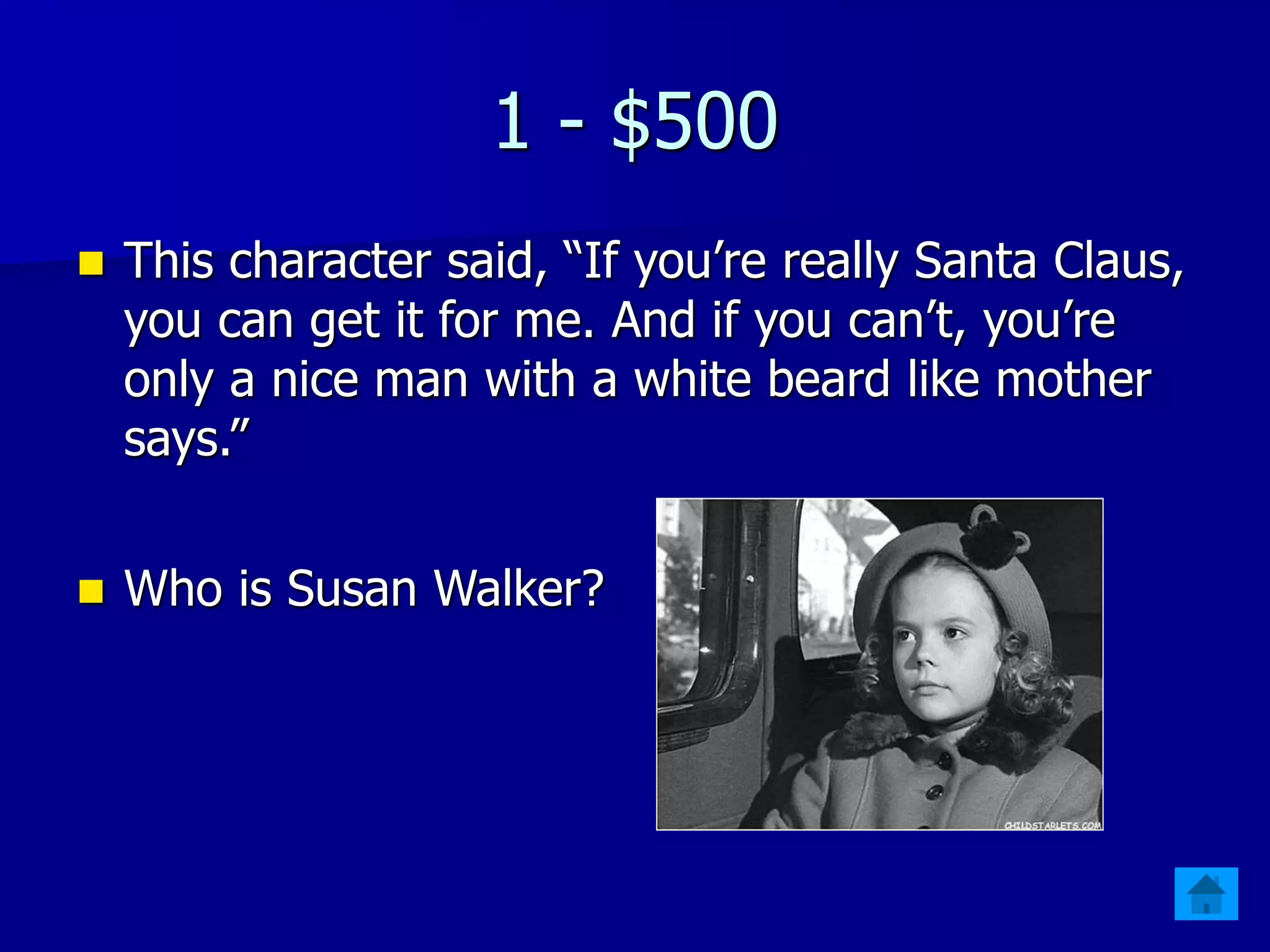 Christmas Movie Jeopardy | PPT