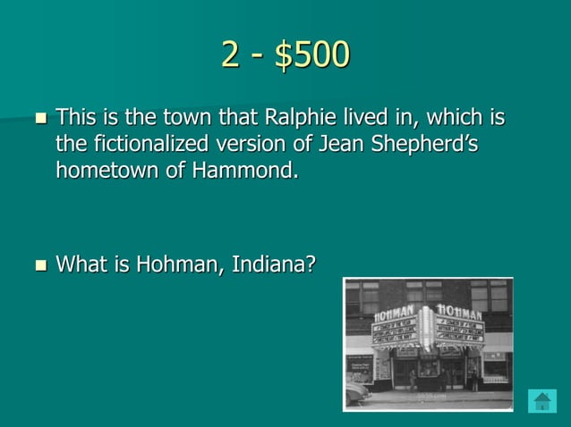 Christmas Movie Jeopardy | PPT