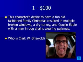 Christmas Movie Jeopardy | PPT