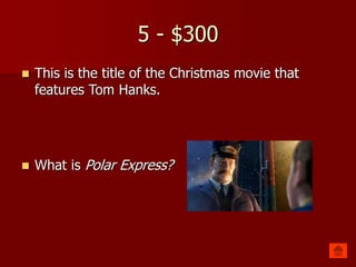 Christmas Movie Jeopardy | PPT