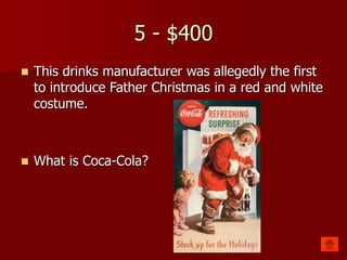 Christmas Movie Jeopardy | PPT