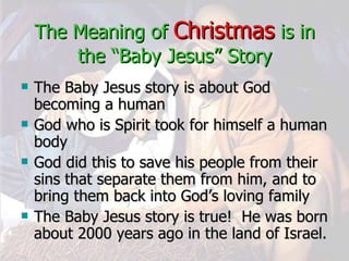 Christmas is All About Jesus | PPT