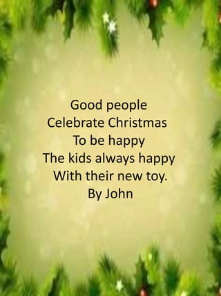 Christmas poemslideshow | PDF
