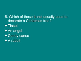 Christmas Quiz | PPT