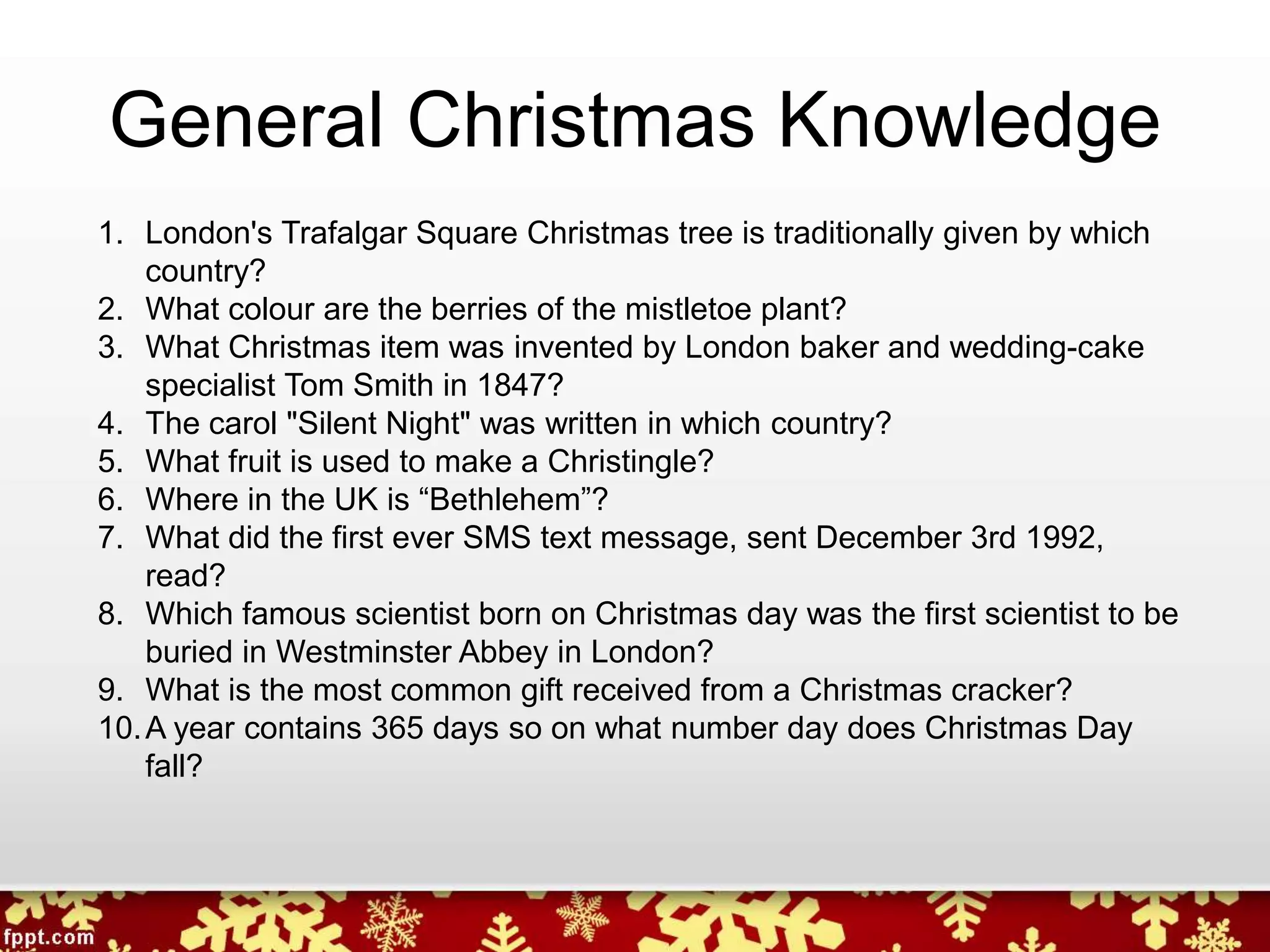 Christmas quiz.. | PPTX